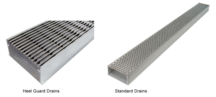 Heel Guard Drains - 304 Stainless Steel - Australian Architectural Hardware Heel Guard Drains - 304 Stainless Steel - Australian Architectural Hardware